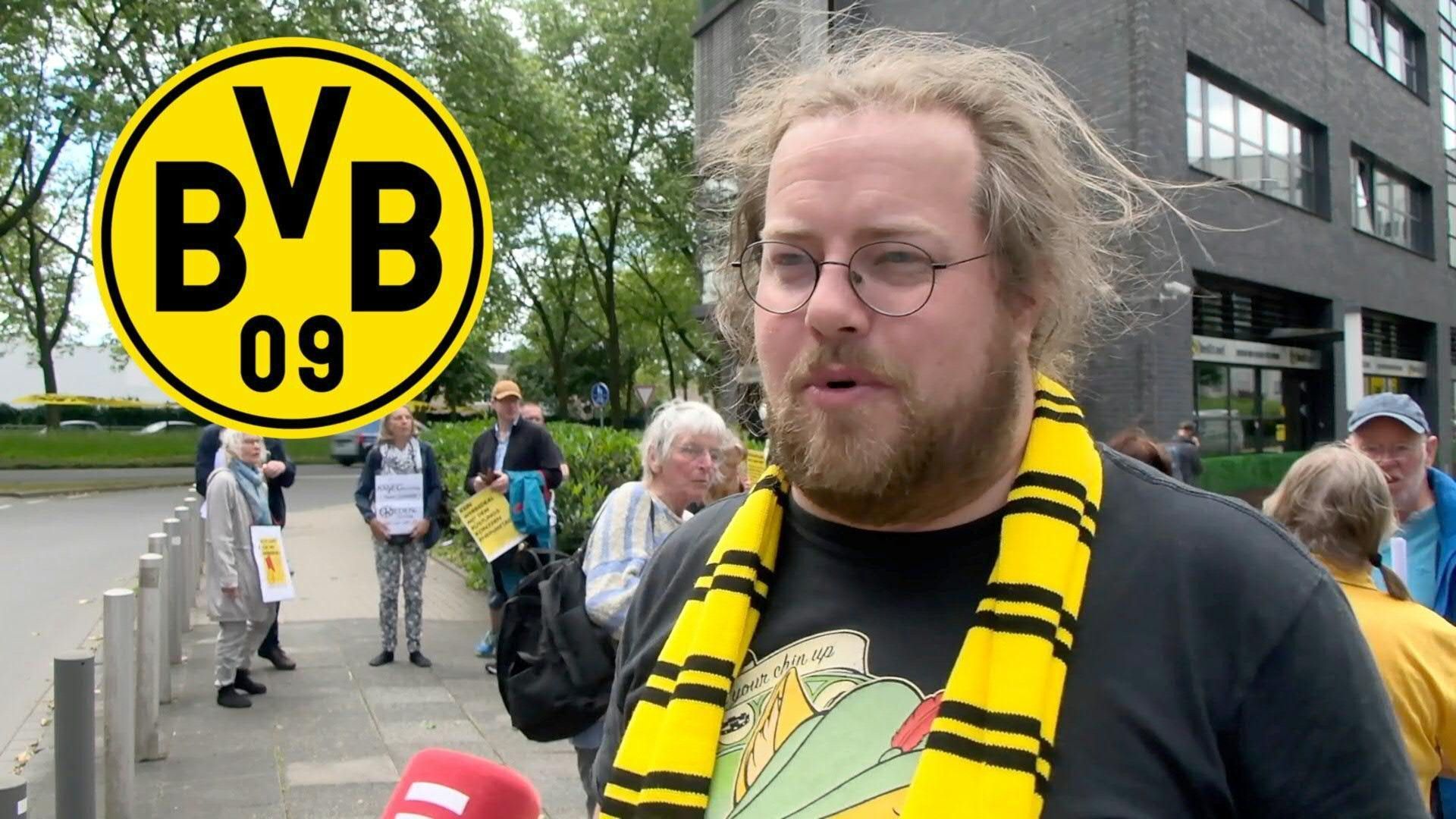 BVB-Fans mit Kundgebung gegen Rheinmetall-Deal